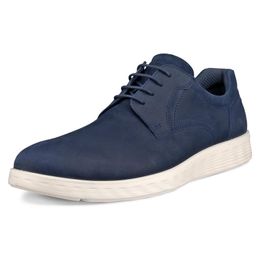Sneaker Ecco "Ecco S Lite Hybrid", Herren, Gr. 47, blau (marine), Nubukleder, Schuhe Sneaker, mit heller Laufsohle, Freizeitschuh, Halbschuh, Schn&uuml;rschuh
