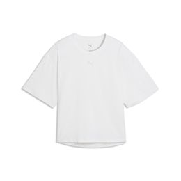 Puma Damen Trainingsshirt "CLOUDSPUN Relaxed T-Shirt Damen"wei&szlig;, Gr. XXXL, Obermaterial: 94% Polyester, 6% Elasthan, Shirts