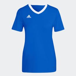 Fu&szlig;balltrikot adidas Performance "ENT22 JSY W", Damen, Gr. S, blau (royal blau), Obermaterial: 100% Polyester, V-Ausschnitt, Trikots Fu&szlig;balltrikot