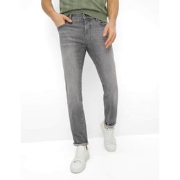 5-Pocket-Jeans Brax "Style CHUCK", Herren, Gr. 33, L&auml;nge 34, silberfarben, Denim/Jeans, 92% Baumwolle, 6% Elastomultiester, 2% Elasthan, Jeans 5-Pocket-Jeans