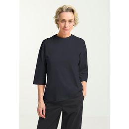 Jack Wolfskin Damen 3/4-Arm-Shirt "ARACAN 3 4 T W"schwarznavy, Gr. XS, Obermaterial: 100% Baumwolle, Shirts