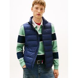 Steppweste Tommy Jeans "TJM LT DOWN VEST EXT", Herren, Gr. 3XL, blau (schwarz night navy), Web, Obermaterial: 100% Polyamid, unifarben, normal h&uuml;ftlang, Westen Steppweste, mit Daunenwattierung