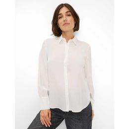 Klassische Bluse Brax "Style VIC", Damen, Gr. 44, sanftes wei&szlig;, Web, 100% Lyocell, Blusen Bluse