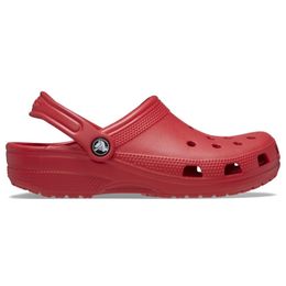 Clog Crocs "Classic Clog", Damen, Gr. 42, rot (rot, varsity rot), Croslite&trade;, Schuhe Clog, Sommerschuh, Schlappen, Hausschuh passt zu Jibbitz