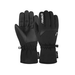 Skihandschuhe Reusch "Elon R-TEX XT", Damen, Gr. 10.5, schwarz, wei&szlig;, 87% Polyester, 11% Polyurethan, 2% Elasthan, mehrfarbig, Handschuhe, in wasserdichter Qualit&auml;t