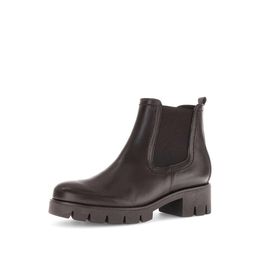 Chelseaboots Gabor "Chelsea Boot", Damen, Gr. 40,5, braun, Schuhe Chelseaboots