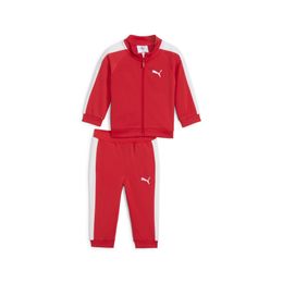 Jogginganzug Puma "Minicats T7 ALWAYS ON Anzug Kinder", Jungen, Gr. 62, rot (for all time rot), Obermaterial: 100% Polyester; Rippe: 98% Polyester, 2% Elasthan, Sportanz&uuml;ge Jogginganzug