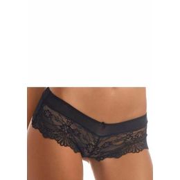 Panty Lascana "Melissa", Damen, Gr. 40/42, schwarz, Spitze, Obermaterial: 90% Polyamid, 10% Elasthan, figurbetont, Unterhosen Panty, hinten mit Microtouch