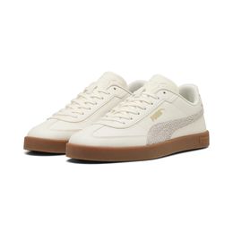 Sneaker Puma "Puma Club II Era Topcat Sneakers Damen", Damen, Gr. 39, frosted ivory rose latte wei&szlig; beige, Obermaterial: Kuhleder, Textil, Synthetik. Futter: Textil. Innensohle: Textil. Laufsohle: Gummi, Schuhe Sneaker