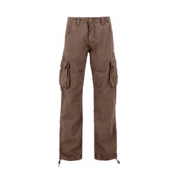 Cargohose Alpha Industries "Jet Pant", Damen, Gr. 30, Normalgr&ouml;&szlig;en, grau (taupe), Obermaterial: 100% Baumwolle; Futter: 100% Baumwolle, Hosen Cargohose