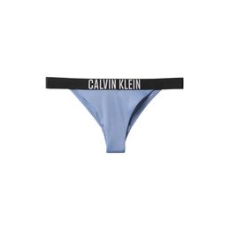 Calvin Klein Swimwear Bikinihose 'Intense Power' Damen Gr&ouml;&szlig;e S rauchblau / schwarz