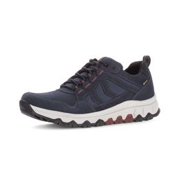 Sneaker Gabor "Sneaker low", Herren, Gr. 44,5, blau, Schuhe Sneaker
