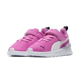 Sneaker Puma "ANZARUN LITE AC INF", Kinder, Gr. 20, mauve pop, Puma wei&szlig;, deep plum, Textil, Schuhe Sneaker, f&uuml;r Kinder