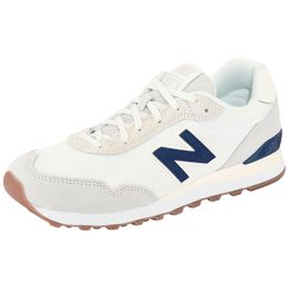 Sneaker New Balance "515", Herren, Gr. 40,5, grau (wei&szlig;, grau m), Leder, Textil, Schuhe Sneaker