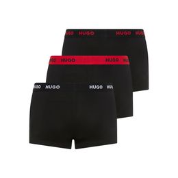 Trunk HUGO UNDERWEAR "TRUNK TRIPLET PACK", Damen, Gr. L, 3 Stk., open miscellaneous 010, Jersey, Obermaterial: 95% Baumwolle, 5% Elasthan, eng, Unterhosen, mit Logoschriftzug auf dem Bund