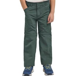 Zip-off-Hose Jack Wolfskin "SAFARI ZIP OFF PANTS K", M&auml;dchen, Gr. 128, Normalgr&ouml;&szlig;en, sagopalm, Obermaterial: 100% POLYAMID. Futter: 100% POLYESTER, Hosen