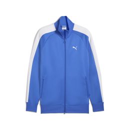 Trainingsjacke Puma "T7 ALWAYS ON Trainingsjacke Herren", Herren, Gr. XS, mountain blau, Obermaterial: 33% Baumwolle, 67% Polyester; Taschenfutter: 100% Baumwolle; Rippe: 7% Elasthan, 93% Polyester, Jacken Trainingsjacke