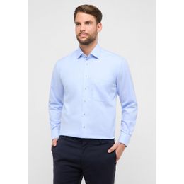 Langarmhemd Eterna "COMFORT FIT", Herren, Gr. 40, Normalgr&ouml;&szlig;en, hellblau, Twill, 100% Baumwolle, normal, Manschette, Hemden, NON IRON (b&uuml;gelfrei)