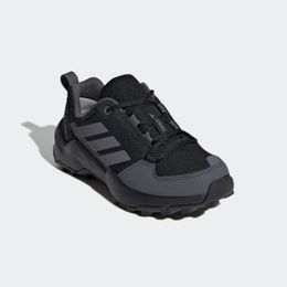 Wanderschuh adidas terrex "TERREX AX4R", Kinder, Gr. 34, cschwarz, grefou, grausix, Synthetik, Textil, Schuhe Wanderschuh, wasserdicht