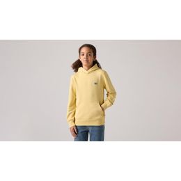 Hoodie LEVI'S KIDS "LVB MINI BATWING PULL OVER HOO", Jungen, Gr. 8 (128), raffia, Sweatware, Obermaterial: 60% Baumwolle, 40% Polyester, bequem, angesetztes B&uuml;ndchen, Sweatshirts Hoodie, for BOYS
