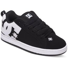 Sneaker DC Shoes "COURT GRAFFIK", Herren, Gr. 47, schwarz, Leder, Schuhe Sneaker