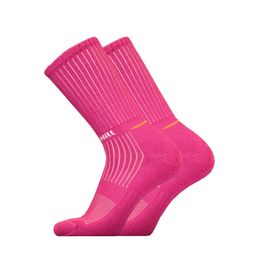 Socken UphillSport "VIRVA 2er Pack", Damen, Gr. 43-46, pink, 83% Viskose, 15% Polyamid, 2% Elasthan, mehrfarbig, Socken Socken, mit Elasthan-Grip