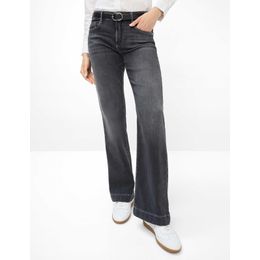 5-Pocket-Jeans Brax "Style MAINE", Damen, Gr. 42K (21), Kurzgr&ouml;&szlig;en, grau, Denim/Jeans, 94% Baumwolle, 4% Polyester, 2% Elasthan, Jeans 5-Pocket-Jeans