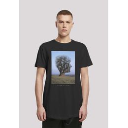 T-Shirt F4NT4STIC "Pink Floyd Tree Head Rock Metal Musik", Herren, Gr. M, schwarz, Obermaterial: 100% Baumwolle, regular fit, Rundhals, ohne B&uuml;ndchen, Shirts T-Shirt, Herren,Premium Merch,Lang,Longshirt,Bandshirt