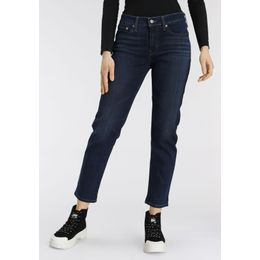 Levi's Boyfriend-Jeans LEVI'S "MID RISE BOYFRIEND", Damen, Gr. 32, L&auml;nge 30, blau (schwarz indigo blau), Denim/Jeans, Obermaterial: 60% Baumwolle, 23% Viskose, 16% Polyester, 1% Elasthan, figurbetont, Jeans