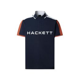 Hackett London Poloshirt Herren Gr&ouml;&szlig;e XL navy / hummer / wei&szlig;
