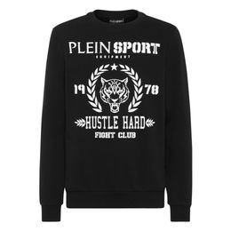 Plein Sport Sweatshirt 'Tiger' Herren Gr&ouml;&szlig;e L schwarz / wei&szlig;