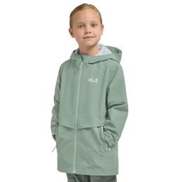 Outdoorjacke Jack Wolfskin "MALIMA JACKET G", Kinder, Gr. 140, gr&uuml;nzinnia, Obermaterial: 100% POLYESTER. Futter: 100% POLYESTER, Jacken Outdoorjacke