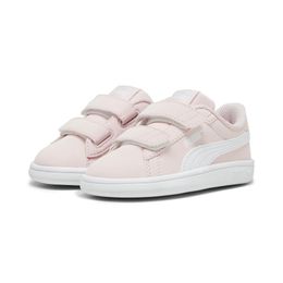 Sneaker Puma "Smash 3.0 Buck Sneakers Kinder", Kinder, Gr. 26, frosty pink wei&szlig;, Obermaterial: Textil, Synthetik; Futter: Textil; Innensohle: Textil; Laufsohle: Gummi, Schuhe Sneaker