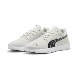 Sneaker Puma "SOFTRIDE Cosmic Sneakers Erwachsene", Damen, Gr. 35,5, wei&szlig; (vapor gray schwarz, wei&szlig;), Obermaterial: Synthetik, Textil. Futter: Textil. Innensohle: Textil. Laufsohle: Synthetik, Schuhe Sneaker