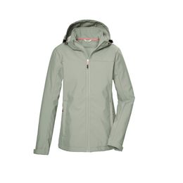 Softshelljacke Killtec, Damen, Gr. 56, helles salbei, Obermaterial: 100% Polyester, Jacken Softshelljacke, aus Polyester, leichtes Gewicht