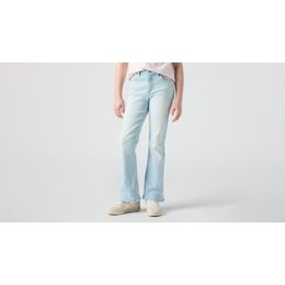 Bootcut-Jeans LEVI'S KIDS "LVG 726 HIGH RISE FLARE JEANS", M&auml;dchen, Gr. 12 (152), N-Gr, ever afternoon, Denim/Jeans, Obermaterial: 82% Baumwolle, 16% Polyester, 2% Elasthan, bootcut fit, Jeans, for GIRLS