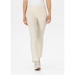 Stretch-Hose Stehmann "INA", Damen, Gr. 48, N-Gr, burro wei&szlig;, Web, Obermaterial: 72% Viskose, 25% Polyamid, 3% Elasthan, figurbetont kn&ouml;chellang, Hosen, mit Stretch
