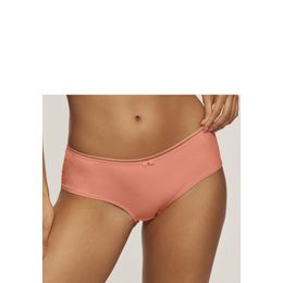Panty Lascana "Tiziana", Damen, Gr. 32/34, orange (neon pfirsich), Spitze, Obermaterial: 84% Polyamid, 16% Elasthan, Unterhosen Panty, mit modischer Zierkante und h&uuml;bschen Accessoires