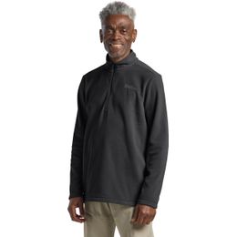 Stehkragenpullover Jack Wolfskin "TAUNUS HZ M", Herren, Gr. XXL (58), schwarz, Obermaterial: 100% Polyester, Pullover Stehkragenpullover