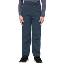 Softshellhose Jack Wolfskin "FOURWINDS PANTS K", Kinder, Gr. 140, Normalgr&ouml;&szlig;en, blau (midnightsky), Obermaterial: 100% Polyester; Futter: 100% Polyester, Hosen Softshellhose