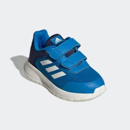 Sneaker adidas Sportswear "TENSAUR RUN", M&auml;dchen, Gr. 27, blau (blau rush, core wei&szlig;, dunkelblau), Synthetik, Textil, Schuhe Sneaker, f&uuml;r Kinder, mit Klettverschluss