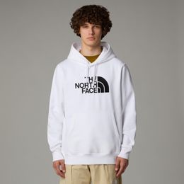 Kapuzensweatshirt The North Face "M DREW PEAK REGULAR HOODIE", Herren, Gr. XXL, wei&szlig; (tnf wei&szlig;, tnf schwarz), Sweatware, Obermaterial: 80% Baumwolle, 20% Polyester, bedruckt, Rippb&uuml;ndchen, Sweatshirts, mit K&auml;ngurutasche, mit regulierbarer Kapuze, sportlicher Stil
