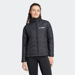 Outdoorjacke adidas terrex "W MT INS JKT", Damen, Gr. XS, schwarz, Obermaterial: 100% Polyester, Jacken Outdoorjacke
