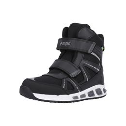 Stiefel ZIGZAG "Taier", M&auml;dchen, Gr. 25, schwarz, Polyurethane, Synthetik, Schuhe Stiefel, mit atmungsaktivem Mesh-Obermaterial