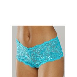 Panty Nuance, Damen, Gr. 40/42, blau (t&uuml;rkis), Spitze, Obermaterial: 90% Polyamid, 10% Elasthan, k&ouml;rpernah, Unterhosen Panty, aus Spitze