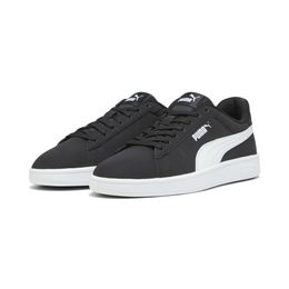 Sneaker Puma "Puma Smash 3.0 Buck Sneakers Erwachsene", Damen, Gr. 37,5, schwarz-wei&szlig; (schwarz, wei&szlig;), Obermaterial: Synthetik, Textil, Leder; Futter: Textil; Innensohle: Textil; Laufsohle: Gummi, Schuhe Sneaker