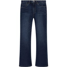 Bootcut-Jeans LEVI'S KIDS "LVG 726 HIGH RISE FLARE JEANS", M&auml;dchen, Gr. 16 (164), N-Gr, blau (complex), Denim/Jeans, Obermaterial: 69% Baumwolle, 28% Polyester, 2% diverse Faserarten, 1% Elasthan, bootcut fit, Jeans, for GIRLS