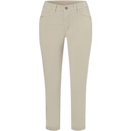 7/8-Hose MAC "Melanie Summer", Damen, Gr. 34, L&auml;nge 27, string ppt, Twill, Obermaterial: 97% Baumwolle, 3% Elasthan, figurbetont, Hosen 7/8-Hose, Verk&uuml;rzt in sommerlicher Qualit&auml;t