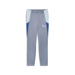 Sporthose Puma "IndividualBLAZE Fu&szlig;ballhose Damen", Damen, Gr. XL, Normalgr&ouml;&szlig;en, gray sky wei&szlig; royal sapphire blau, Obermaterial: 100% Polyester; Taschenfutter: 100% Polyester; Einsatz: 100% Polyester, unifarben, regular fit, Hosen Sporthose