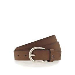 Mustang Damen Lederg&uuml;rtel ""Harper"", braun, Gr. 90, unifarben, Rindsleder, G&uuml;rtel, schmale Form, 2,5 cm breit, aus Rindsleder, mit ovaler Schlie&szlig;e